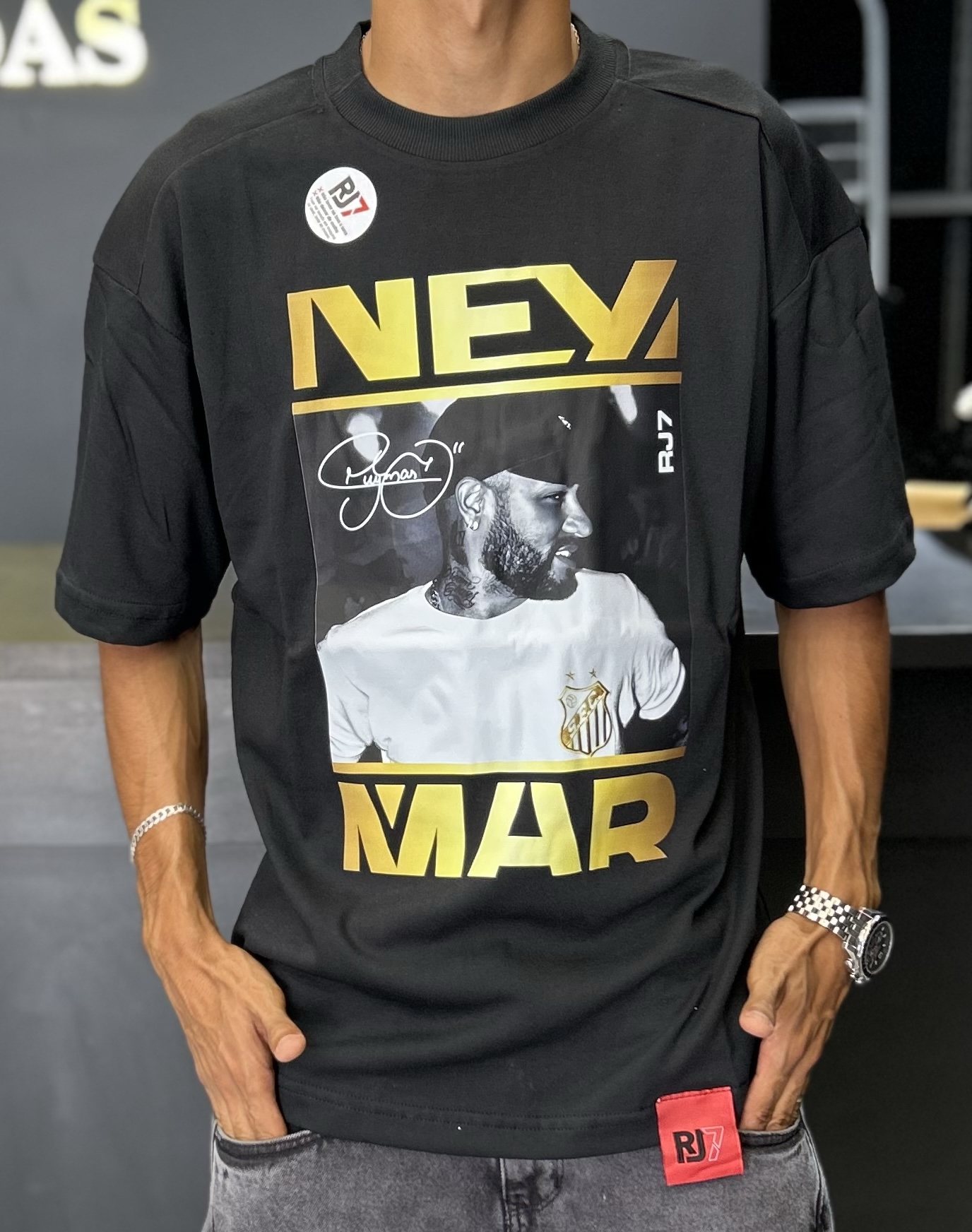 Camiseta oversized RJ7 Neymar – AL Modas